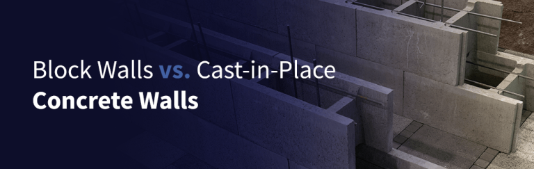 Block vs. Cast-In-Place Concrete Walls | Nitterhouse Masonry