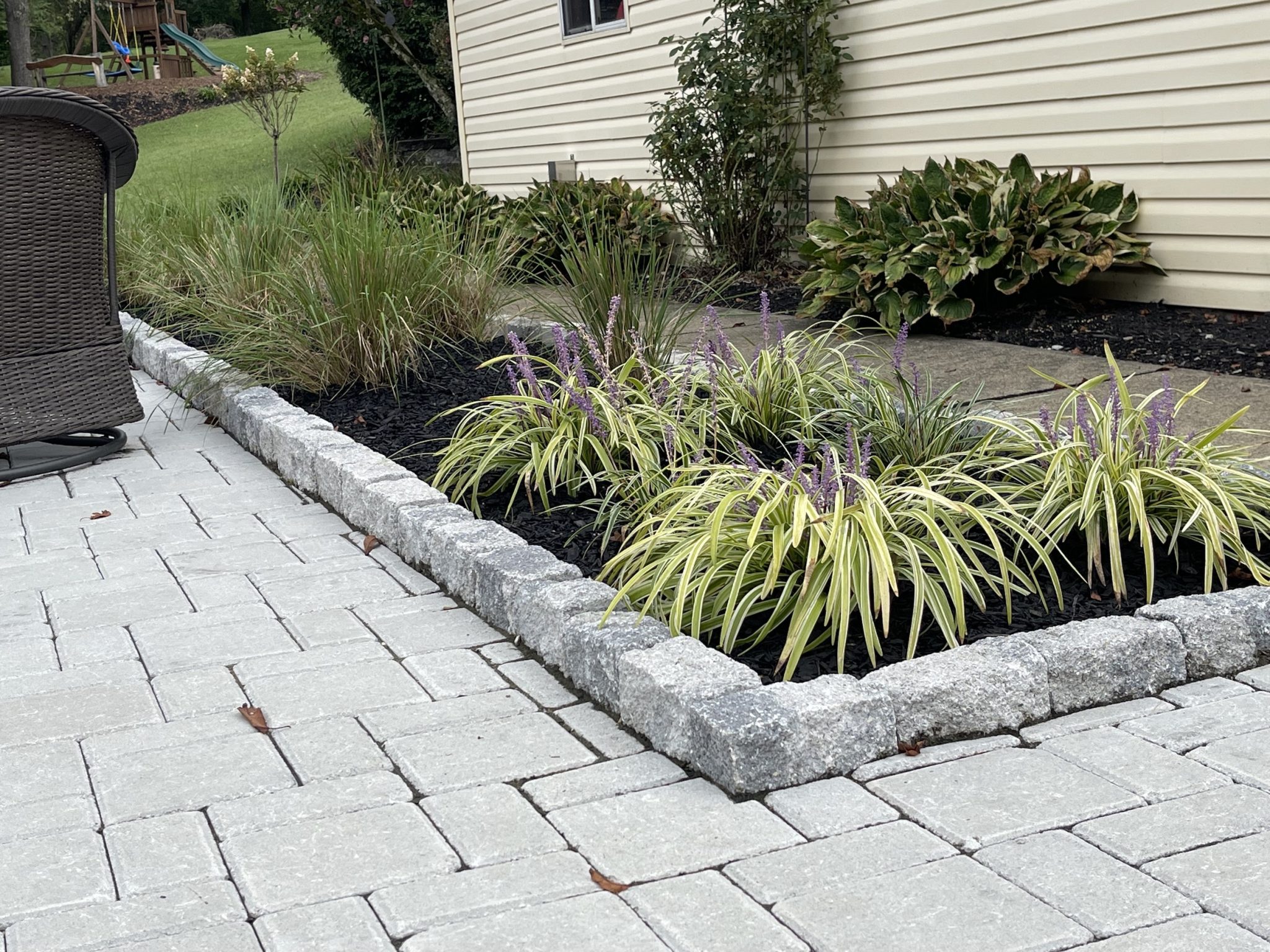 Log Appearance Concrete Parking Blocks | Natural Look